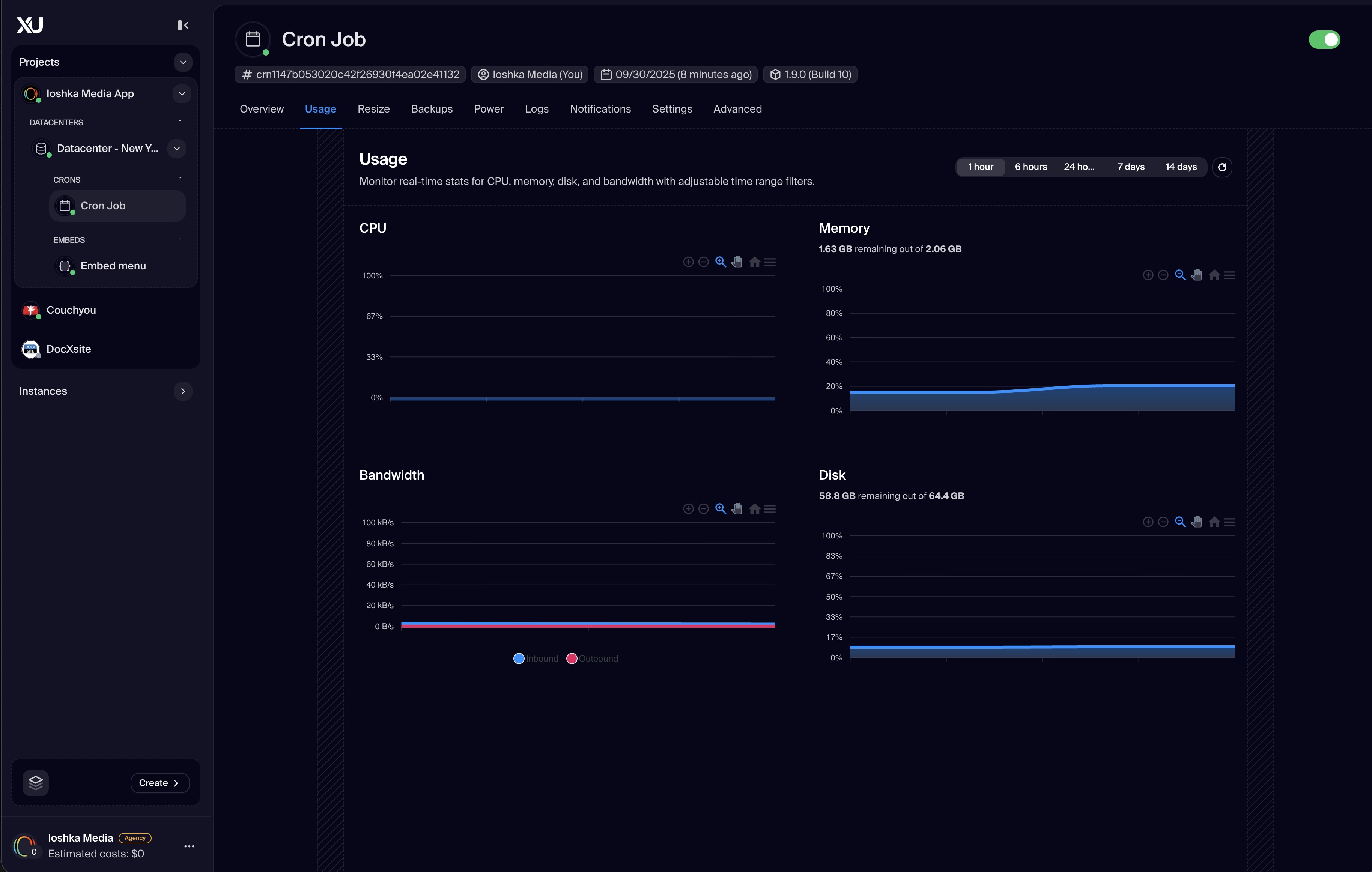 Cron Usage